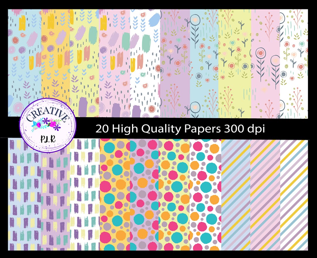 Early Spring Digital Paper Pack |20 High Quality Backgrounds ...