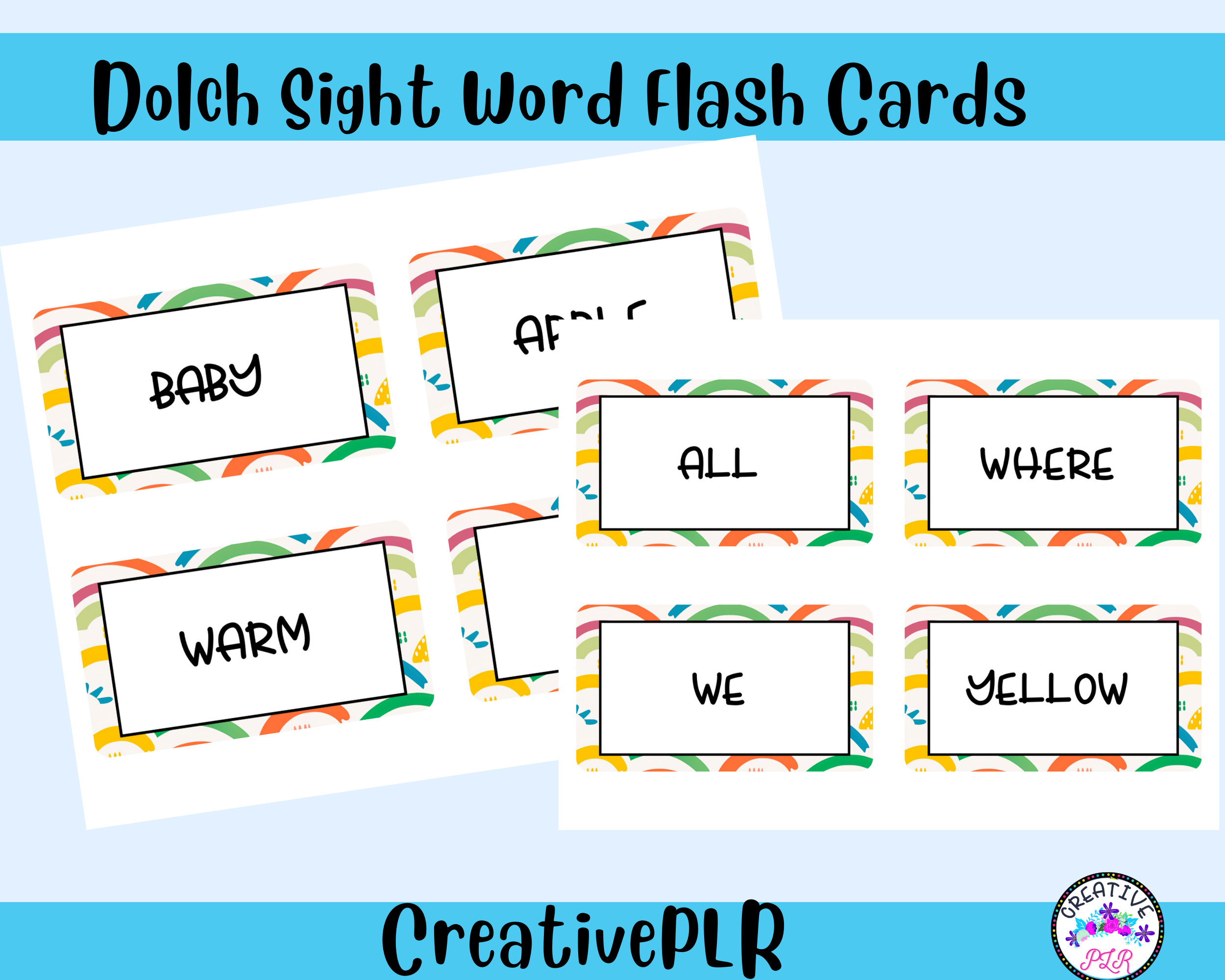 Sight Word Practice Flash Cards | Sight Word Review | Kids Printables ...