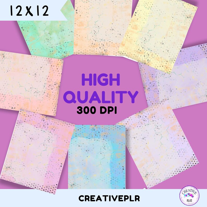Misty Spring Digital Papers Pack |10 High Quality Backgrounds ...