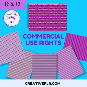 Vintage Purples Digital Paper Pack |20 High Quality Backgrounds ...