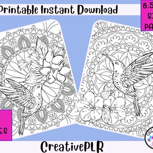 Bird Coloring Pages | 10 Printable Coloring Pages | Instant Download - Etsy