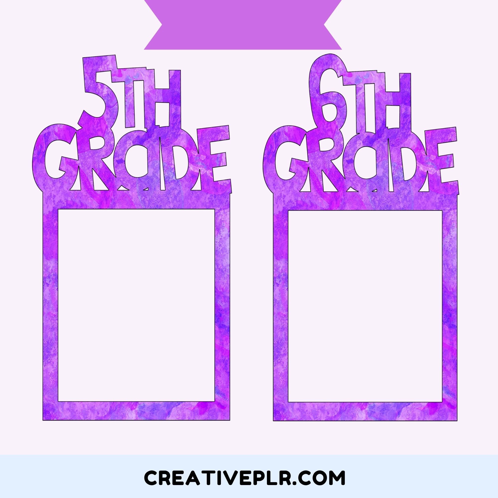 Plum School Picture Frames - Etsy