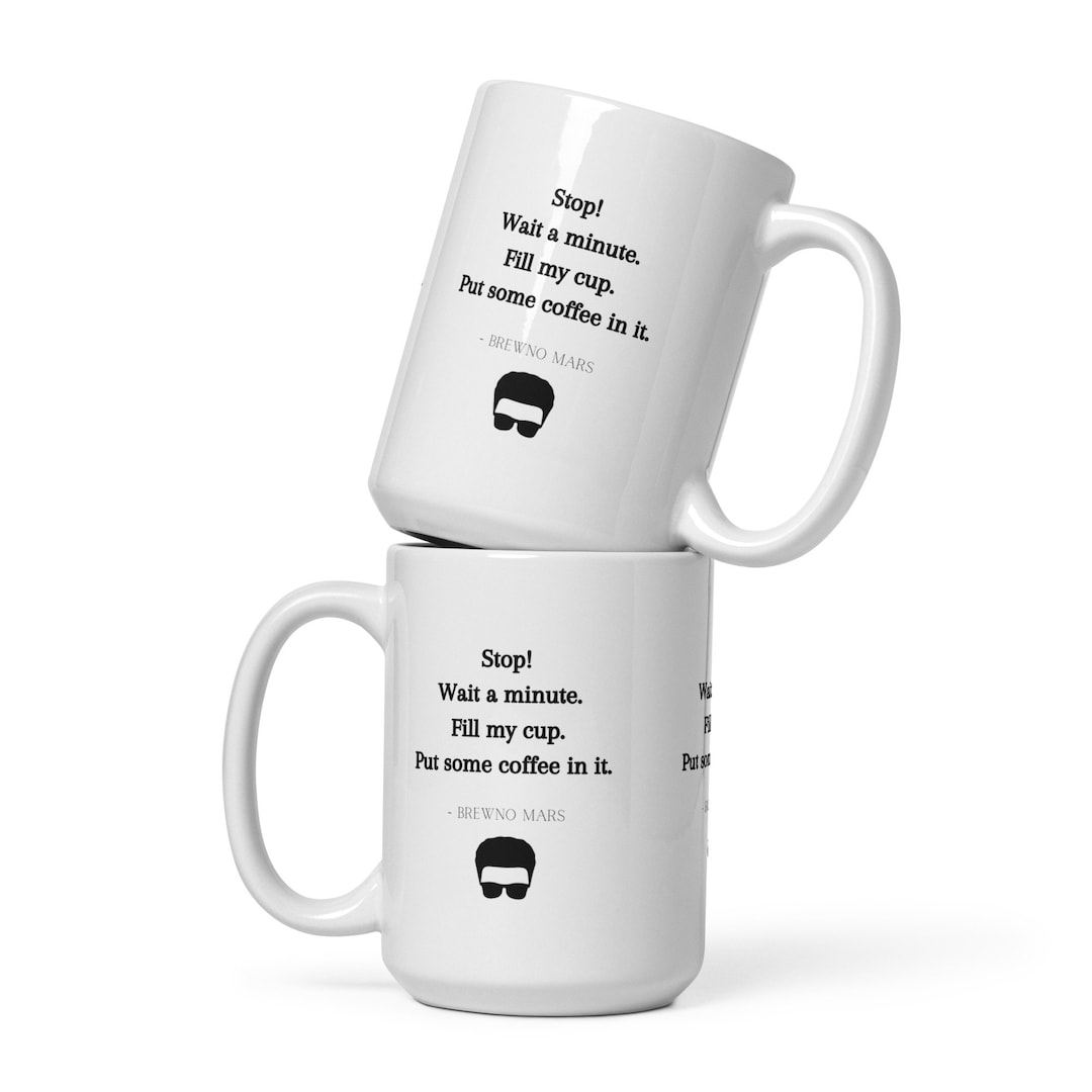Brewno Mars 15oz White Glossy Coffee Mug - Etsy