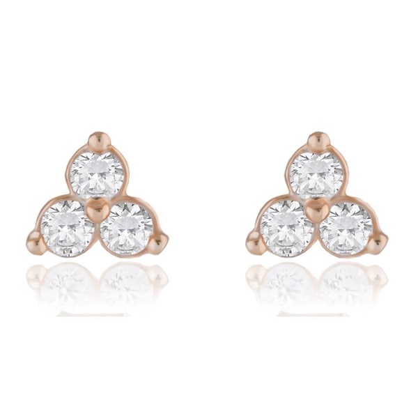 Three Stone Earrings - Etsy