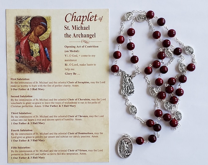 Chaplet of St Michael the Archangel - Etsy