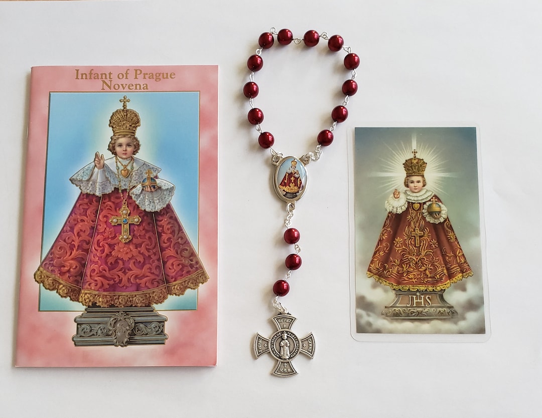 Infant Jesus of Prague Novena Prayer Pack and Chaplet - Etsy