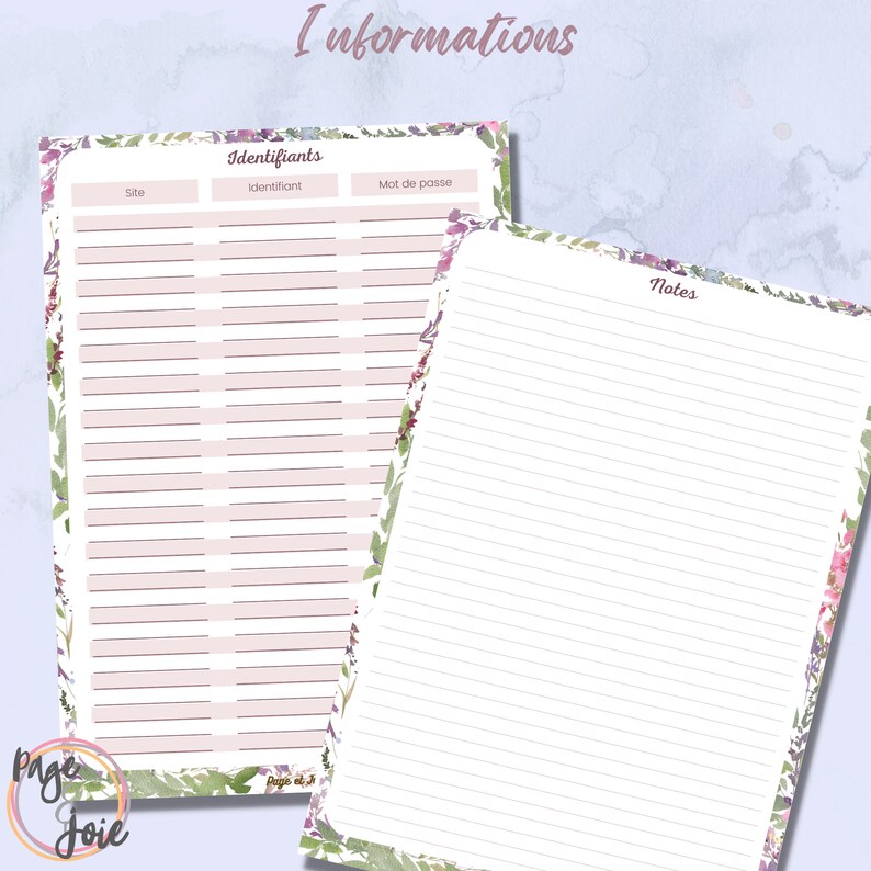 Organization Sheets To Print In French Pack Of Sheets For Etsy Finland organization-sheets-to-print-in-french-pack-of-sheets-for-etsy-finland
