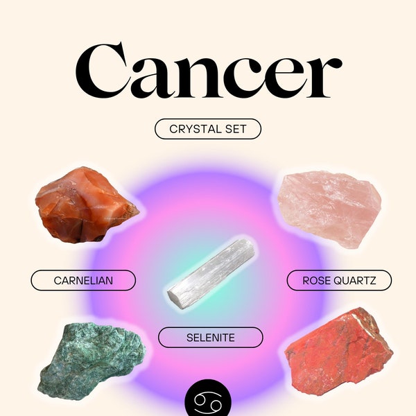 Breast Cancer Healing Crystals - Etsy