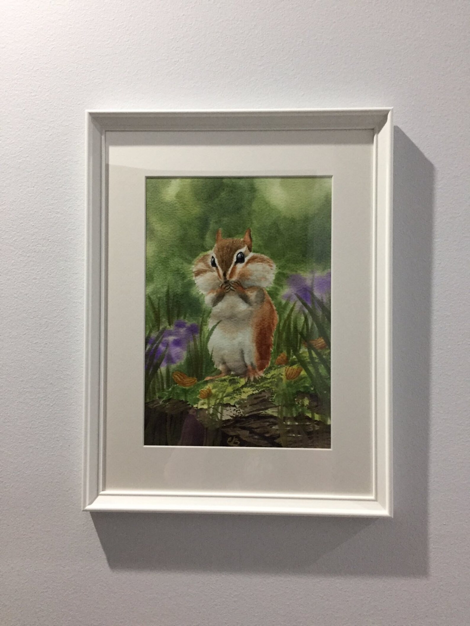 CHIPMUNK Original Watercolour Painting - Etsy