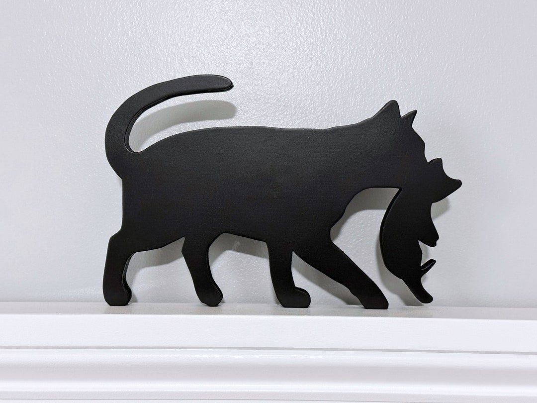Cat Door Topper, Gift for Cat Lover, Cat Shelf Sitter, Cat Carrying ...