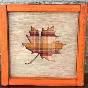 Fall Leaf Wood Sign Small Farmhouse Sign Rustic Sign Shelf - Etsy