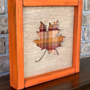 Fall Leaf Wood Sign Small Farmhouse Sign Rustic Sign Shelf - Etsy