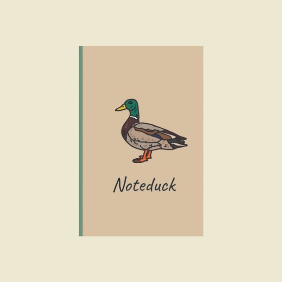 Duck Notebook Noteduck | Etsy