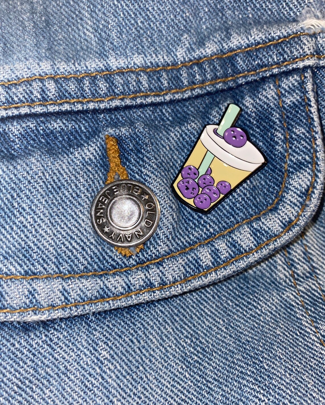 Bubble Tea Pin - Etsy