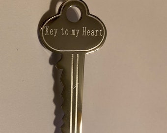 Key to My Heart Sign | Etsy
