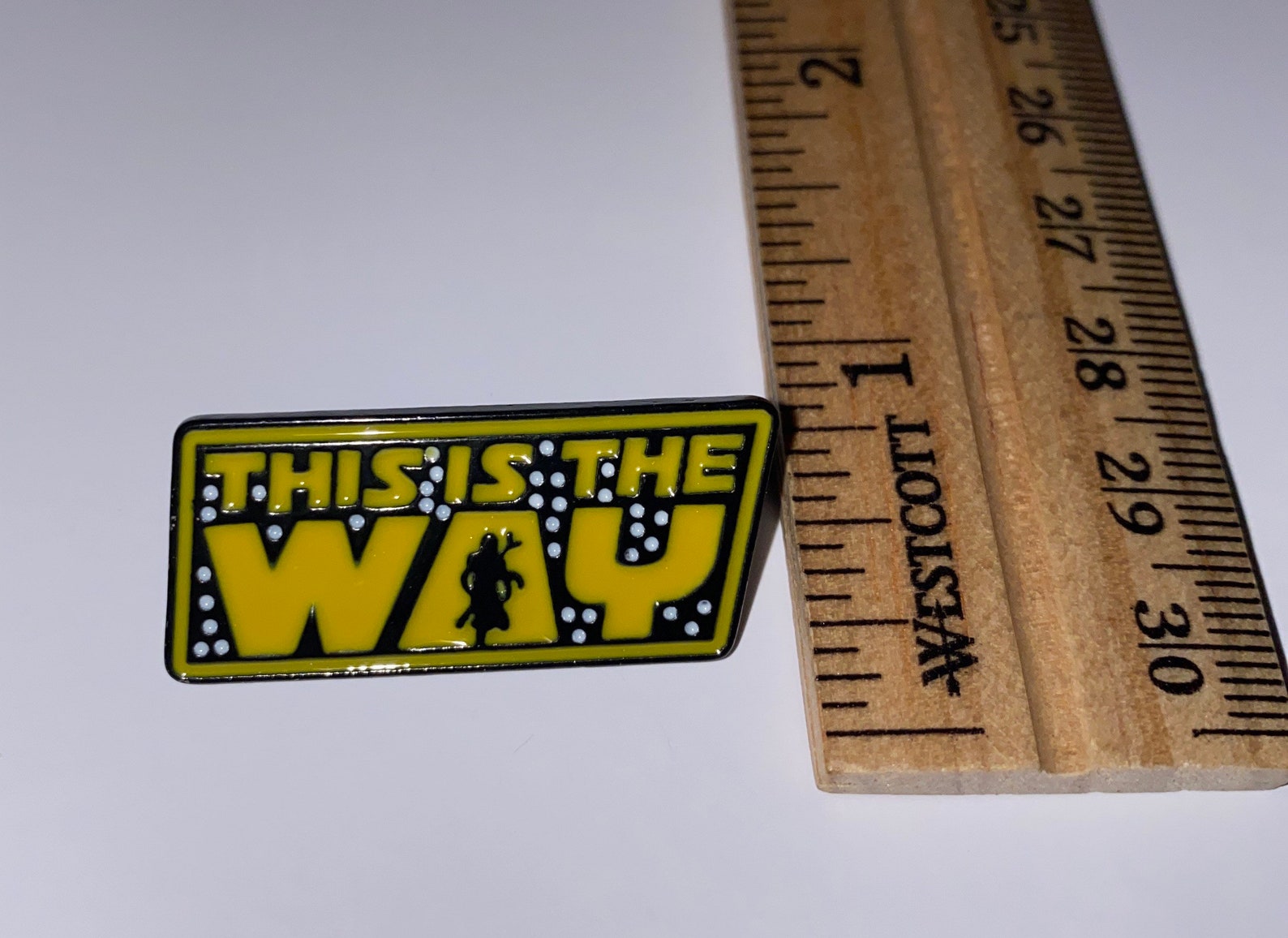 Mandalorian this is the Way Star Wars Style Pin - Etsy