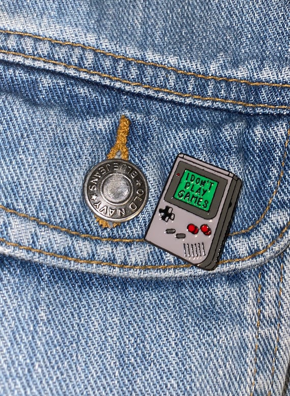 Gameboy Video Game Style Pin | Etsy