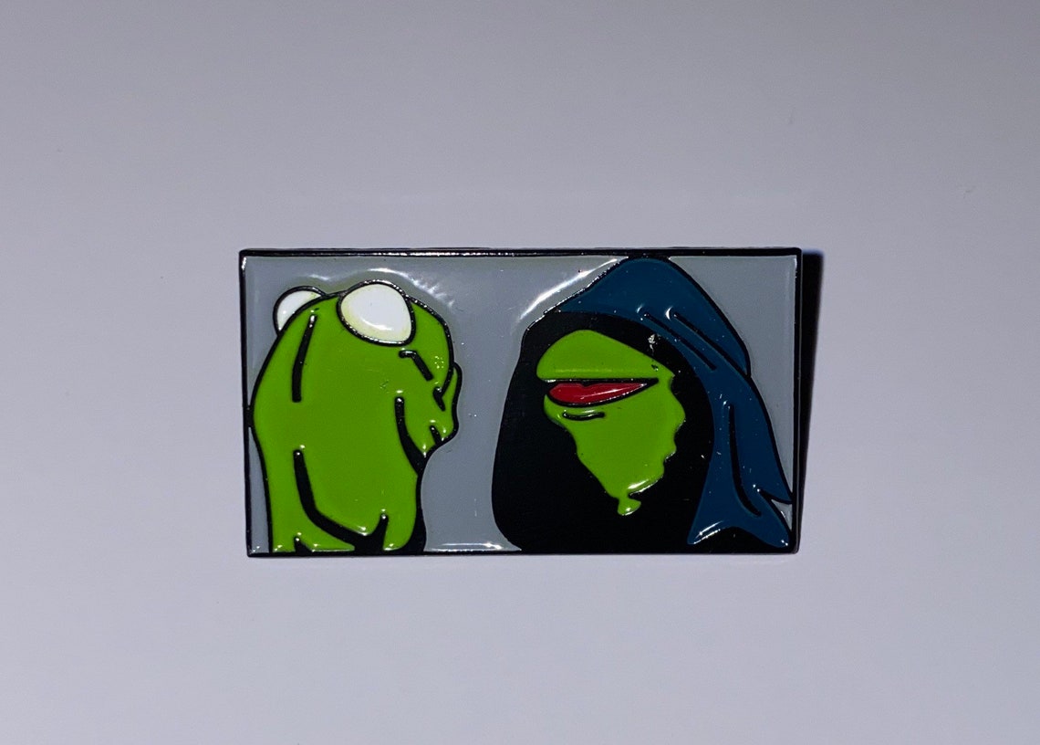 Kermit the Frog Meme Pin - Etsy
