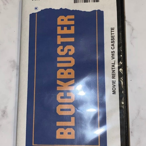 Blockbuster Video VHS Tape Storage Box - Etsy