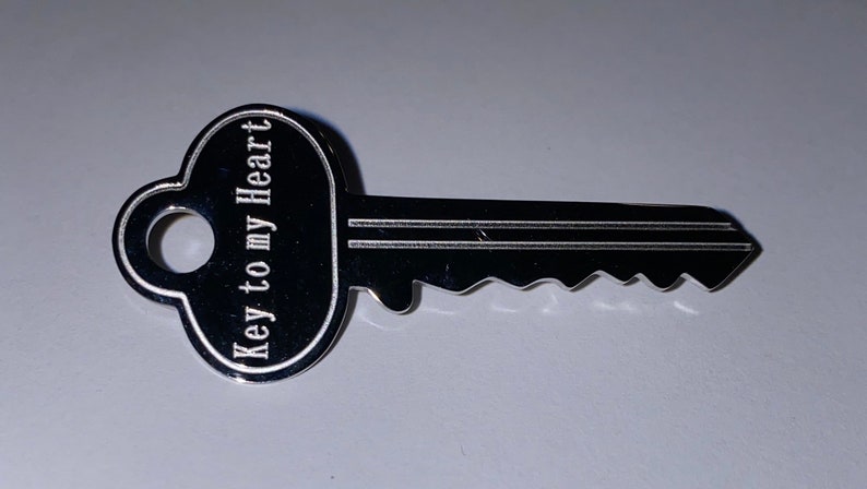Key to My Heart Pin - Etsy