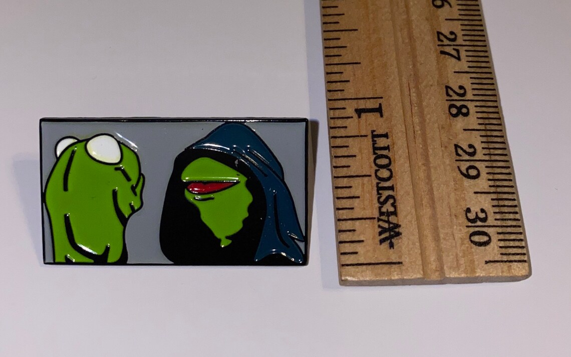Kermit the Frog Meme Pin - Etsy