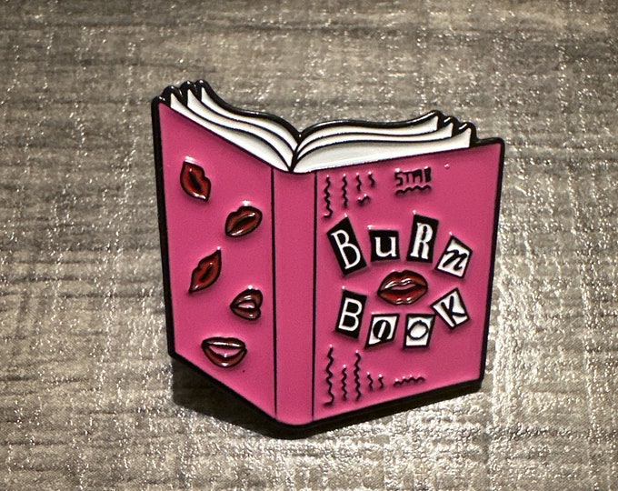 Mean Girls Burn Book Pin - Etsy