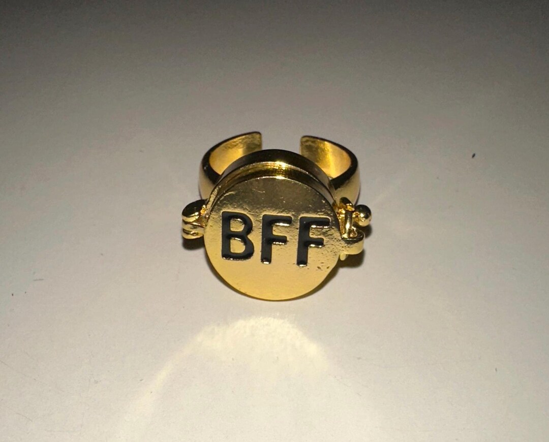 BFF Best Friends Forever Spongebob and Patrick Ring - Etsy