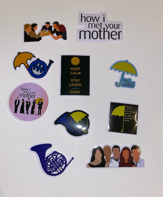 HIMYM Sticker Set Blue French Horn and More - Etsy