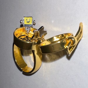 BFF Best Friends Forever Spongebob and Patrick Ring - Etsy