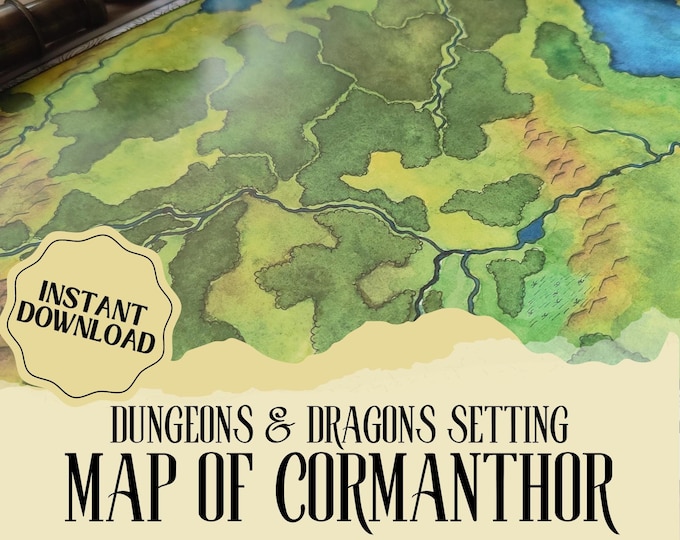 Map of Cormyr (forgotten Realms Setting) | Dnd Map | GM Tools | Faerûn ...