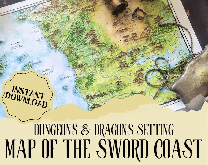 Map of Cormyr (forgotten Realms Setting) | Dnd Map | GM Tools | Faerûn ...