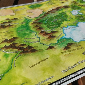 Map of Cormyr forgotten Realms Setting Dnd Map GM Tools Faerûn - Etsy ...