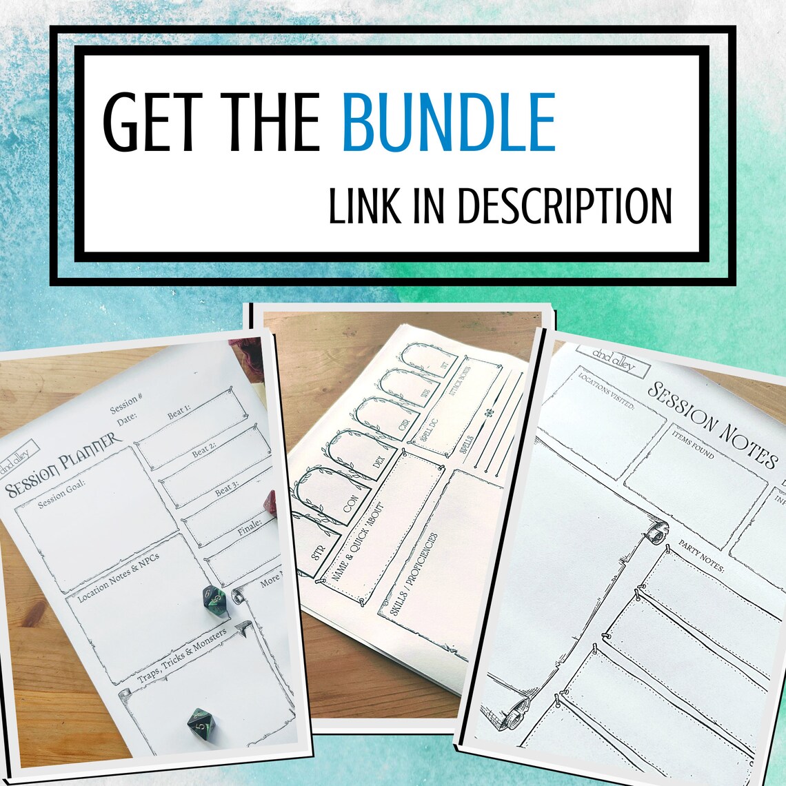 Dnd Session Notes Perfect for Session Summaries Adventure - Etsy