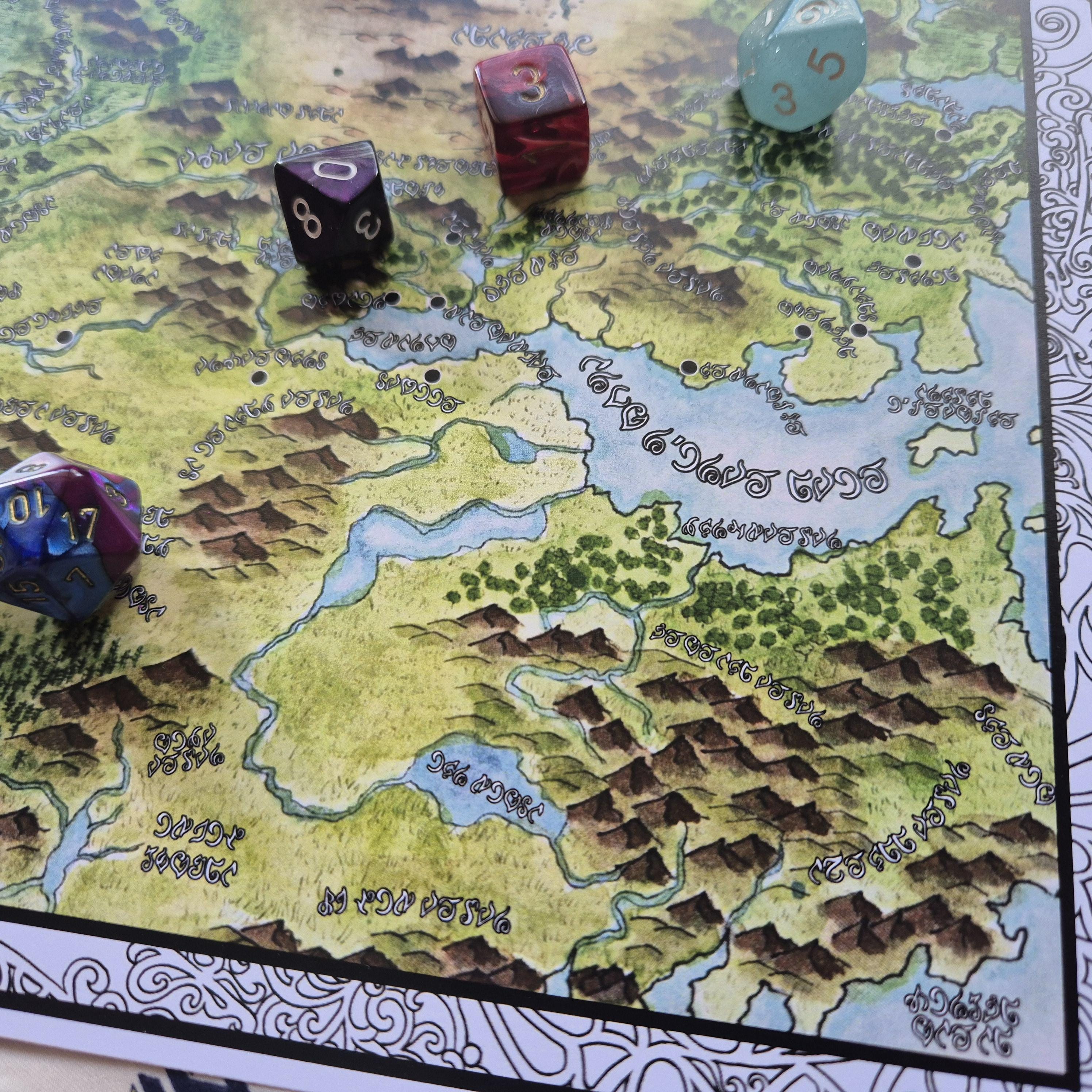 Map of the Sword Coast in Faerûn | Dnd Map | GM Tools - Etsy