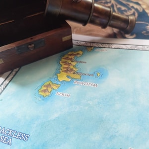 Map of Moonshae Isles forgotten Realms Setting Dnd Map GM Tools Faerûn ...