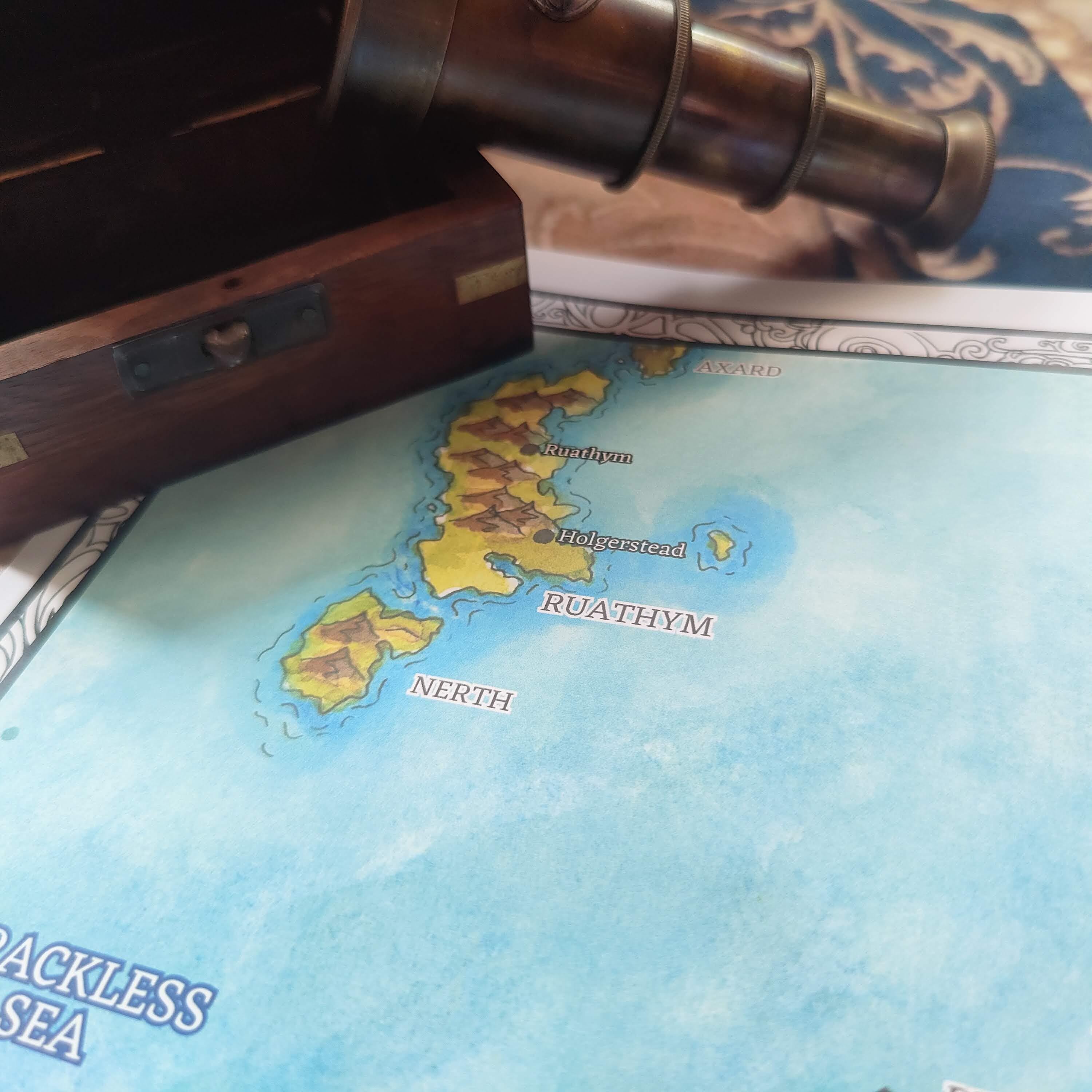 Map of Moonshae Isles forgotten Realms Setting Dnd Map GM Tools Faerûn ...