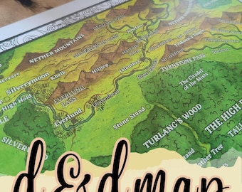 Map of High Forest (forgotten Realms Setting) | Dnd Map | GM Tools ...