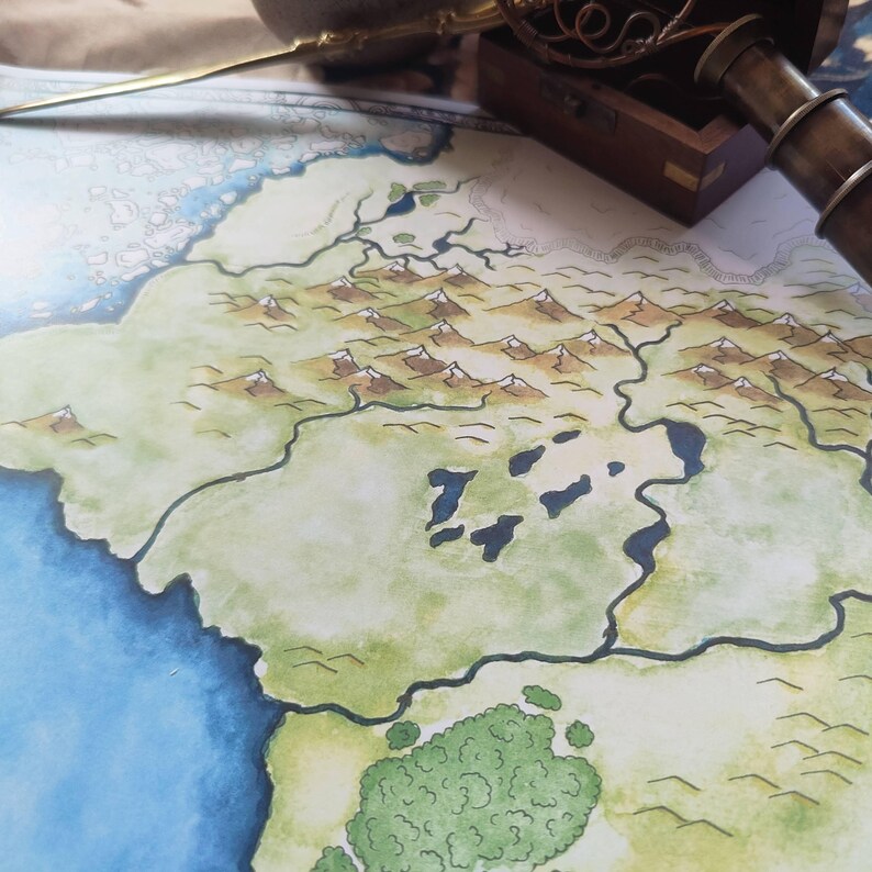 Map of Icewind Dale & Beyond | Dnd Map | GM Tools - Etsy Canada