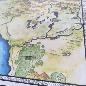 Map of Northern Faerûn (forgotten Realms Setting) | Dnd Map | GM Tools ...