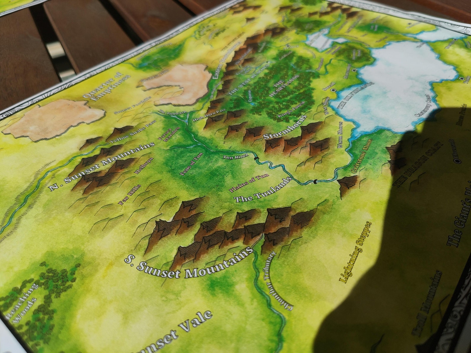 Map of Cormyr forgotten Realms Setting Dnd Map GM Tools Faerûn - Etsy ...