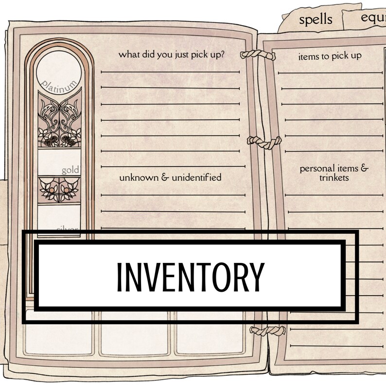 Digital Character Sheet | Goodnotes & Notability | Dnd Resources ...