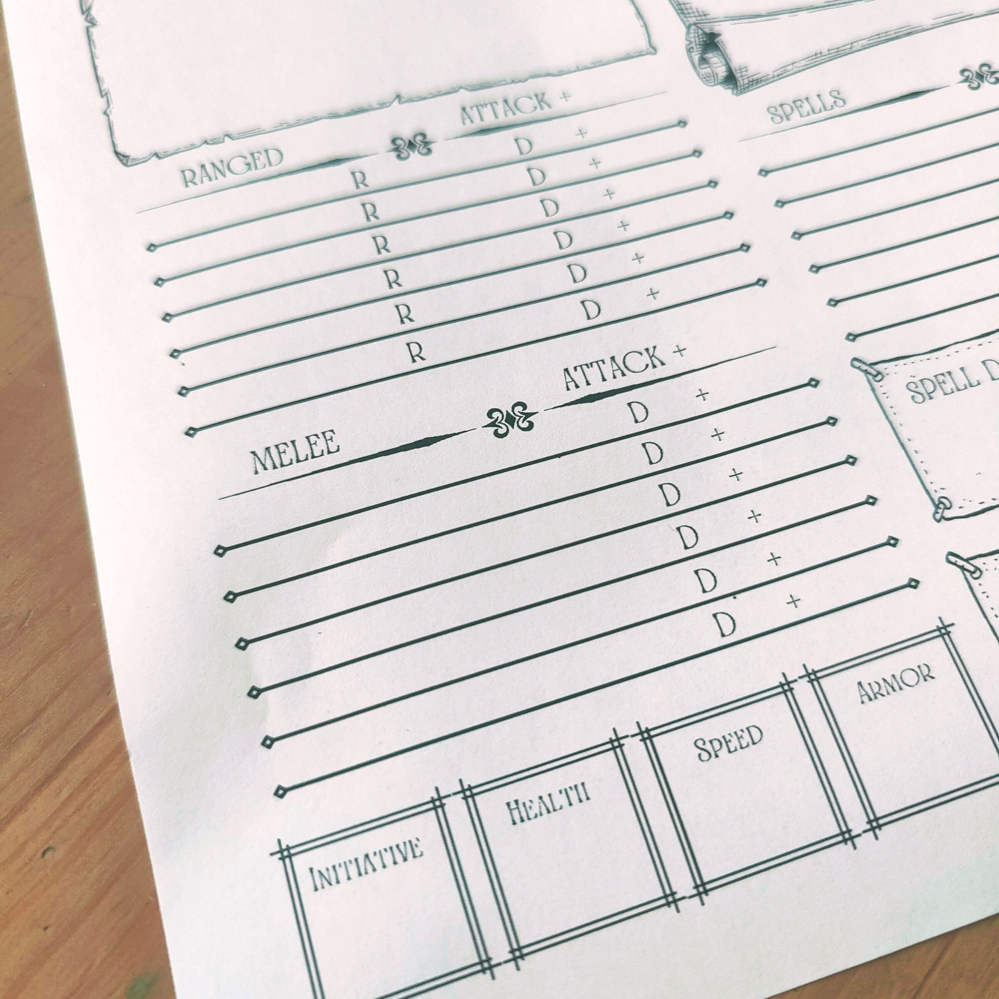NPC Character Sheet Adventure Theme Dnd Resources - Etsy Australia