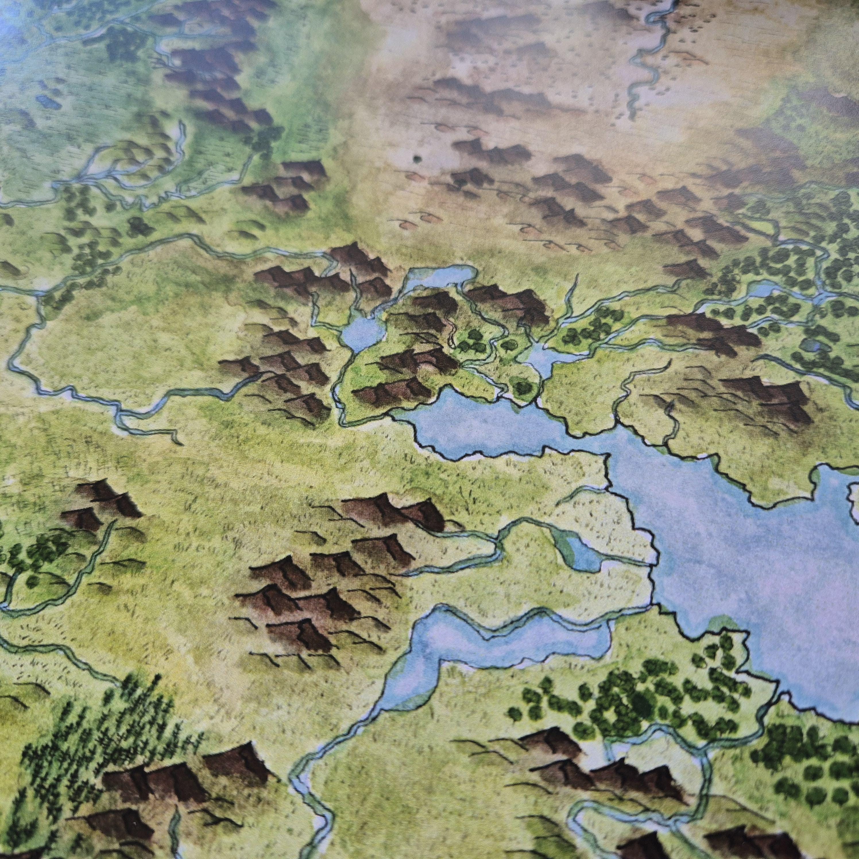 Map of the Sword Coast in Faerûn | Dnd Map | GM Tools - Etsy