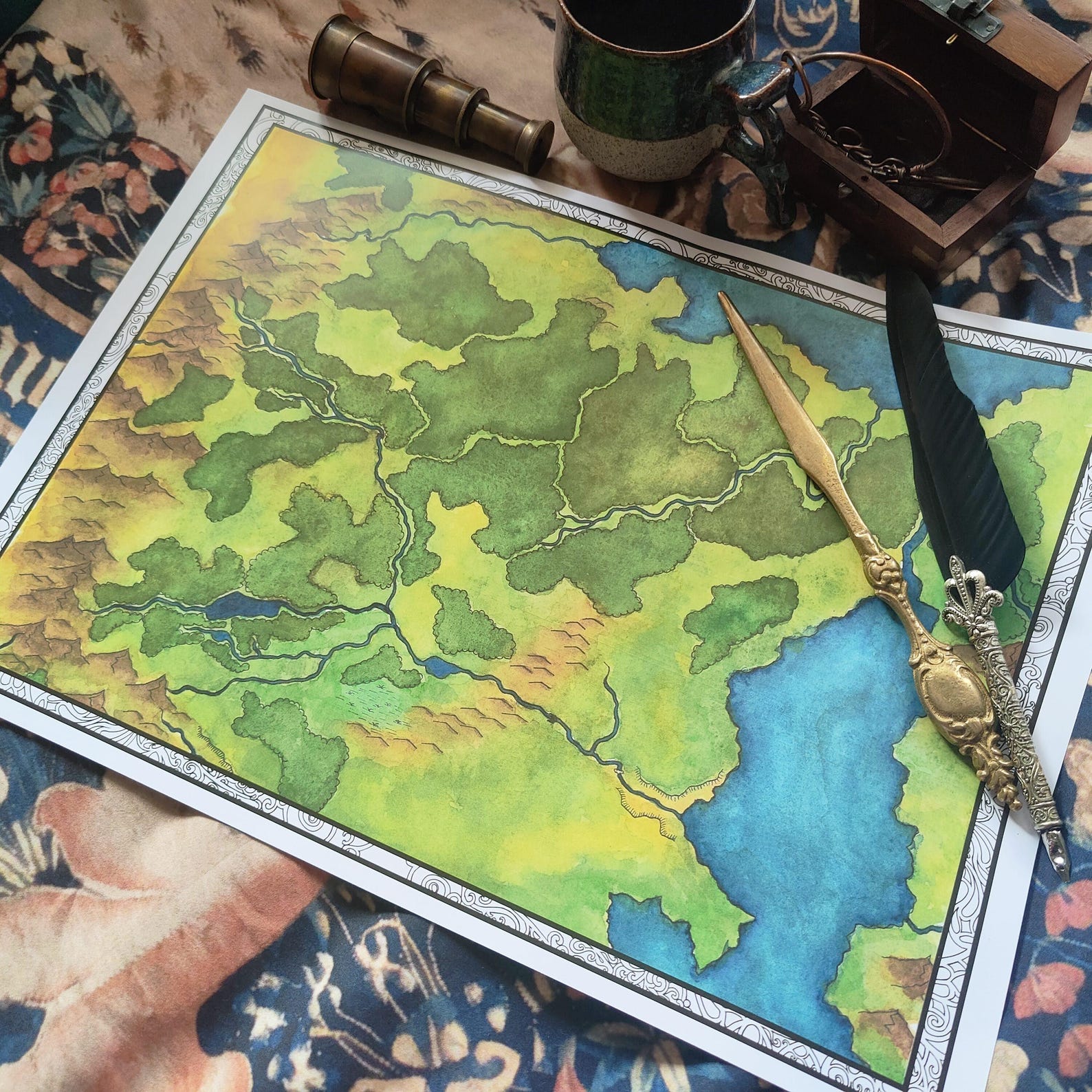 Map of Cormanthor (forgotten Realms Setting) | Dnd Map | GM Tools ...