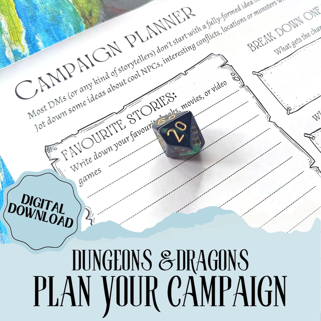 Dungeon Master Adventure Planner | Plan Your D&D Campaign | Dnd ...