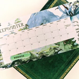 D&D Calendar BUNDLE 3 per Page Faerun's Calendar for Your Dnd Campaign ...