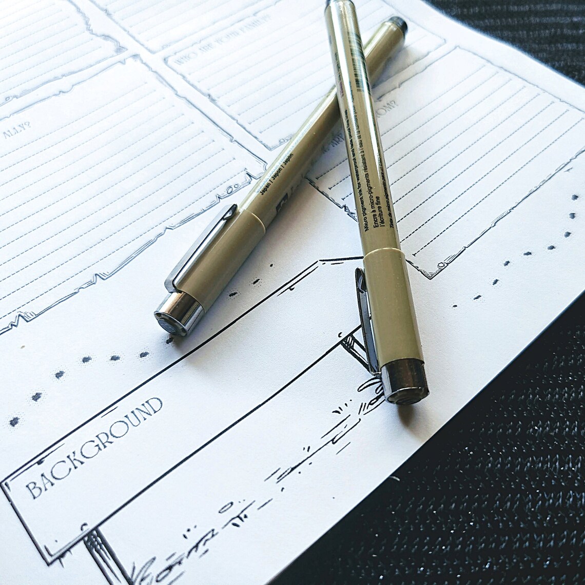 Dnd Player Character Sheet & Notes Bundle Pack Adventure - Etsy