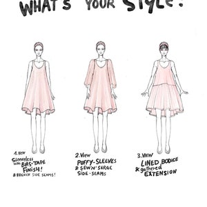 BEACH DRESS Indie Sewing Pattern for Women - Beginner Friendly With ...