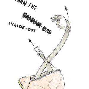 BANANA BAG Sewing Pattern – Easy Fanny Pack, Crossbody (PDF Pattern) - Etsy
