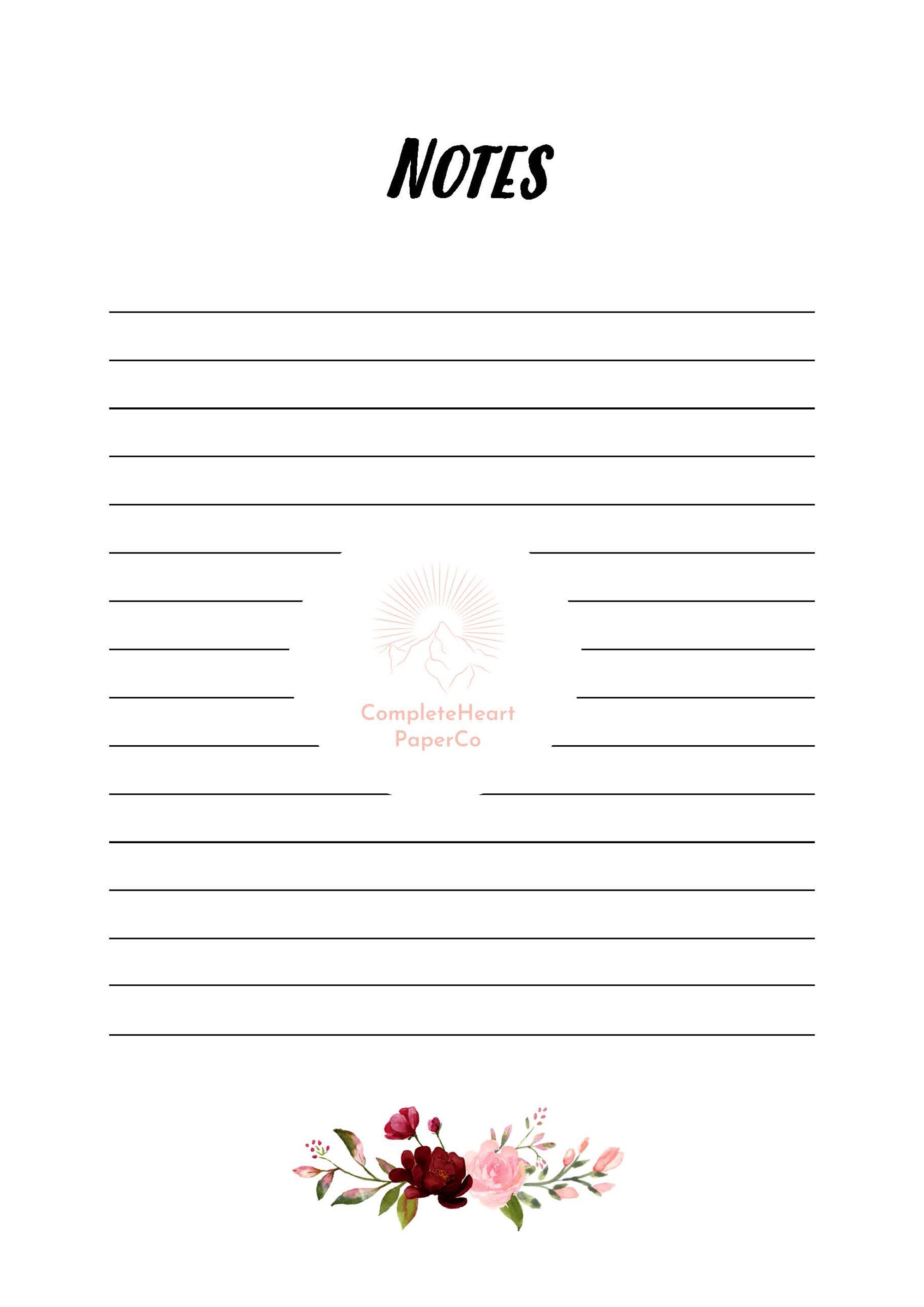 Printable JW Letter Writing Set Digital Download Blush and - Etsy